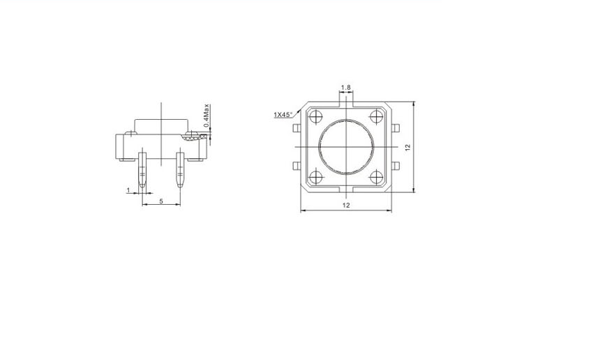 TACTILE SWITCH 12X12 - LKL SUNRISE ELECTRONIC (M) SDN BHD